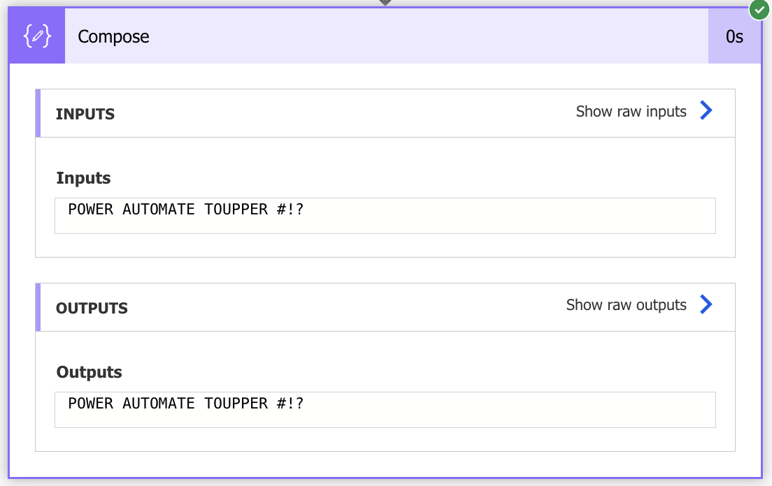 Using ToUpper Function in Power Automate