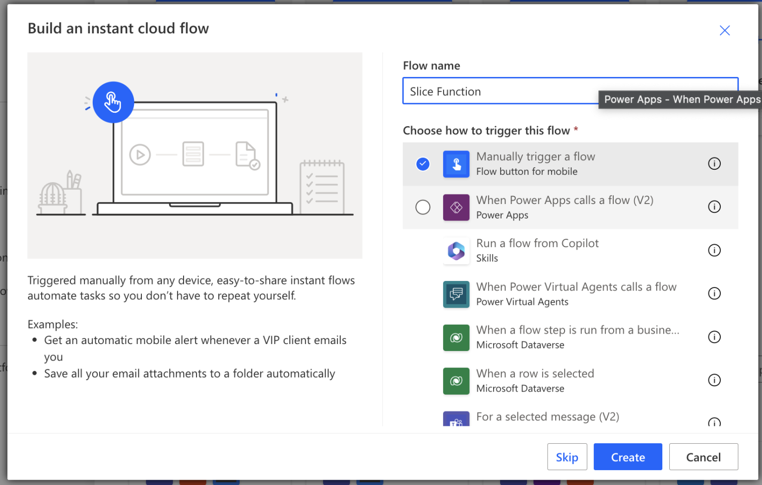 Using Slice function in Power Automate